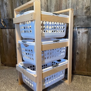 Laundry Basket Tower - Etsy