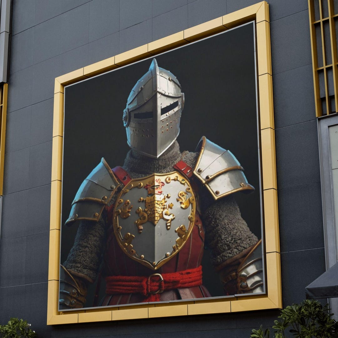 Retro Pixel Art Knight - 8-bit Fantasy Warrior - High-res 5000x5000 PNG ...