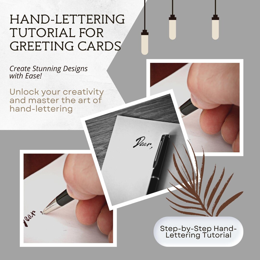 Hand-lettering Tutorial for Greeting Cards | Create Stunning Designs ...
