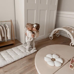 Beige Foldable Play Mat / Play Mat for Children | Floor Game Mat | Play ...