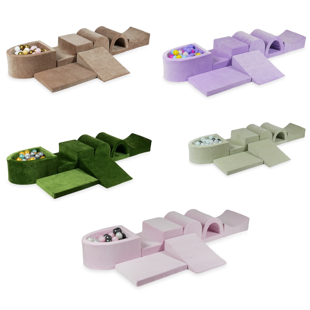 CHILDREN DAY Climbing Foam Play Set, Gym Playground With + Ball Pit ...