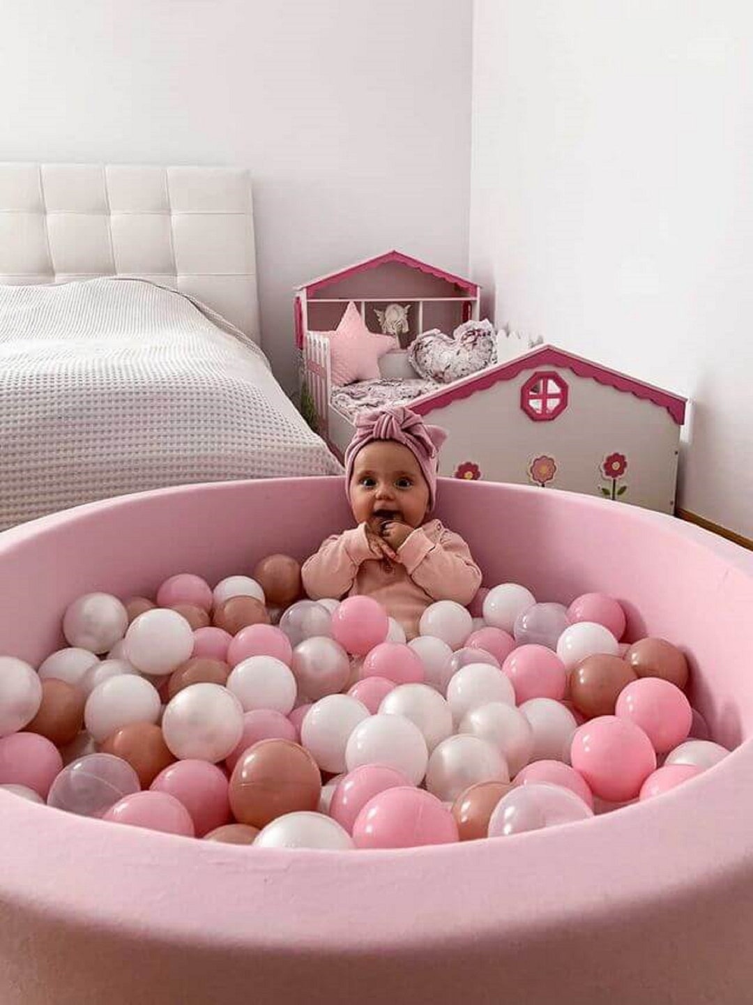 Ball Pit + 300 Balls Included - Pink - Etsy