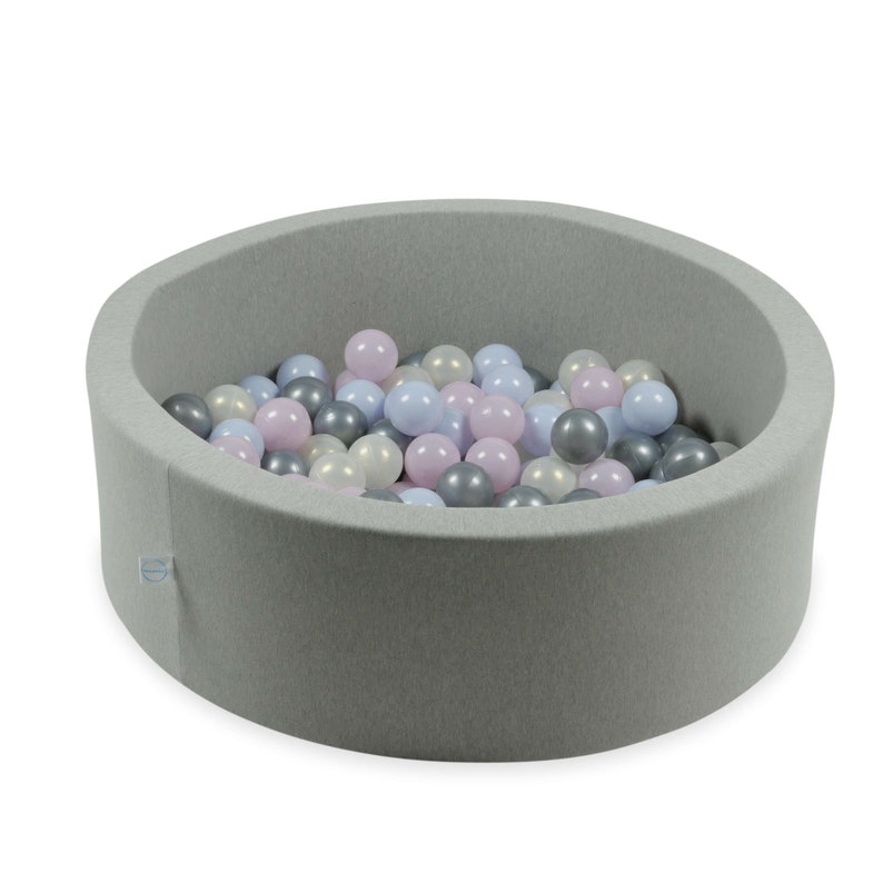Ball Pit 200 Balls Included Light Grey - Etsy
