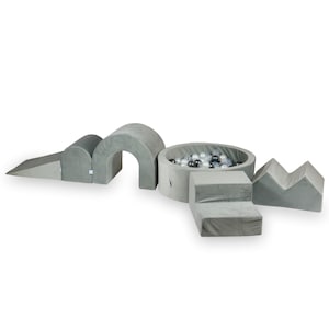 Climbing, Large Foam Set With Pool 90x30 200 Balls, Indoor Home ...