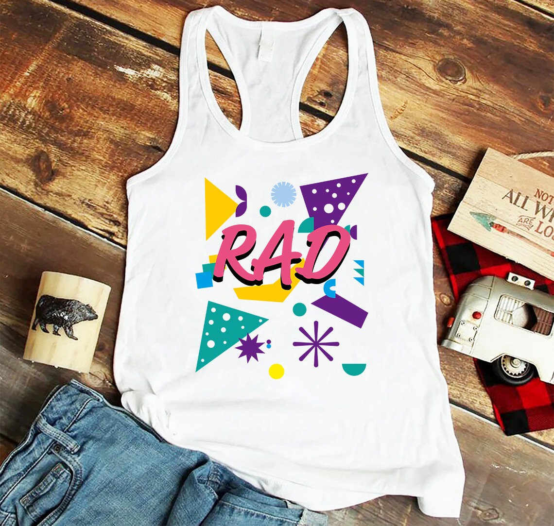 80's Rad Shirtrad Eighties Costume Party Birthday Vintage - Etsy