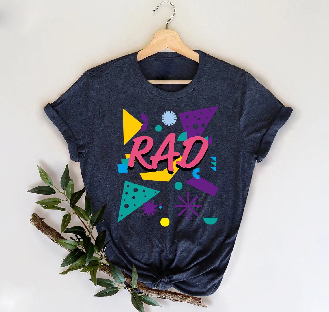 80's Rad Shirtrad Eighties Costume Party Birthday Vintage - Etsy