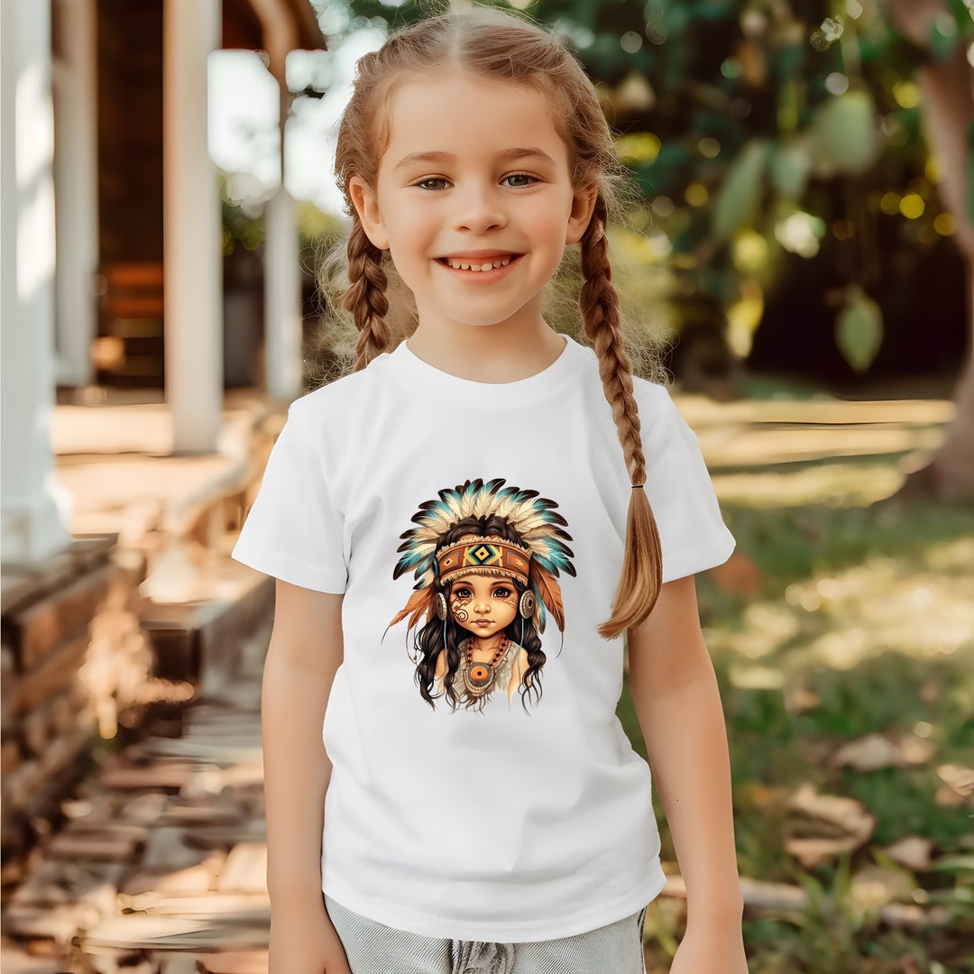 Native American Girl Shirt, Indigenous Girl Shirt Gift, Native American ...