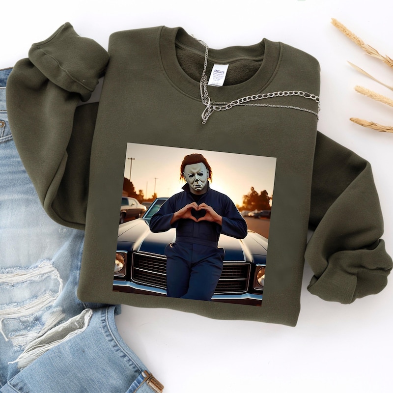 Michael Myers Face Hoodie - Etsy