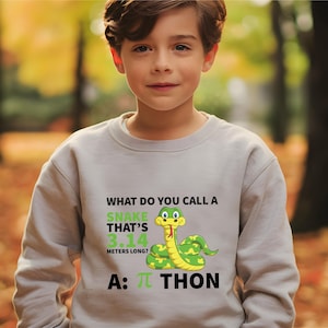 Funny Pi Shirt, What Do You Call A Snake That's 3.14 Meters Long Shirt ...
