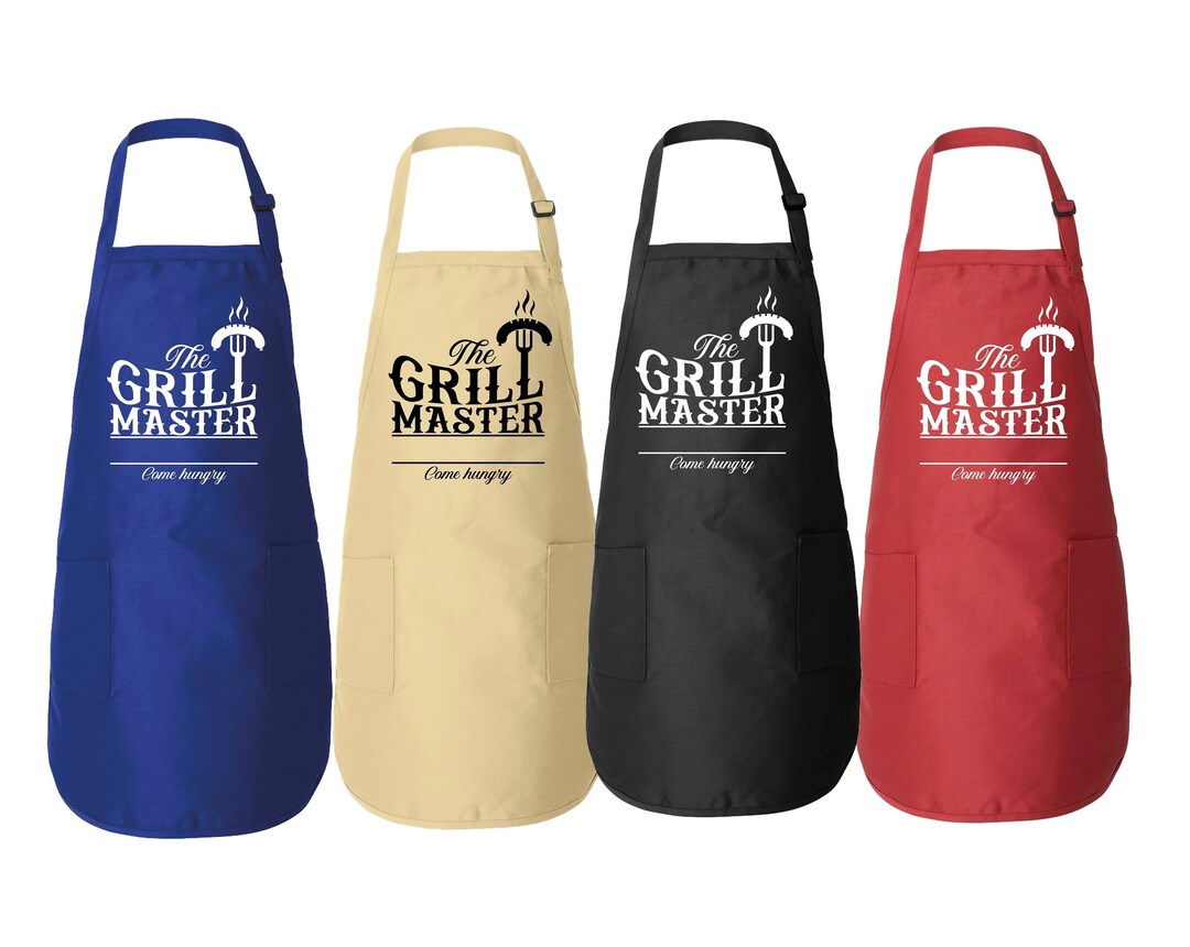 The Grill Master Apron, BBQ Apron Gift for Father Day, Grill Apron ...