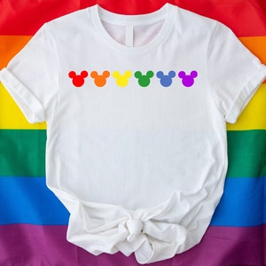 Mickey Head LGBTQ Shirt,trans Rights Shirt,disney Gay Pride Shirt ...