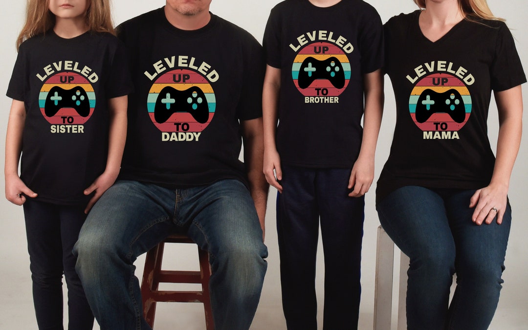 Leveled up to Shirt Custom Level up Shirt Birth Reveal - Etsy