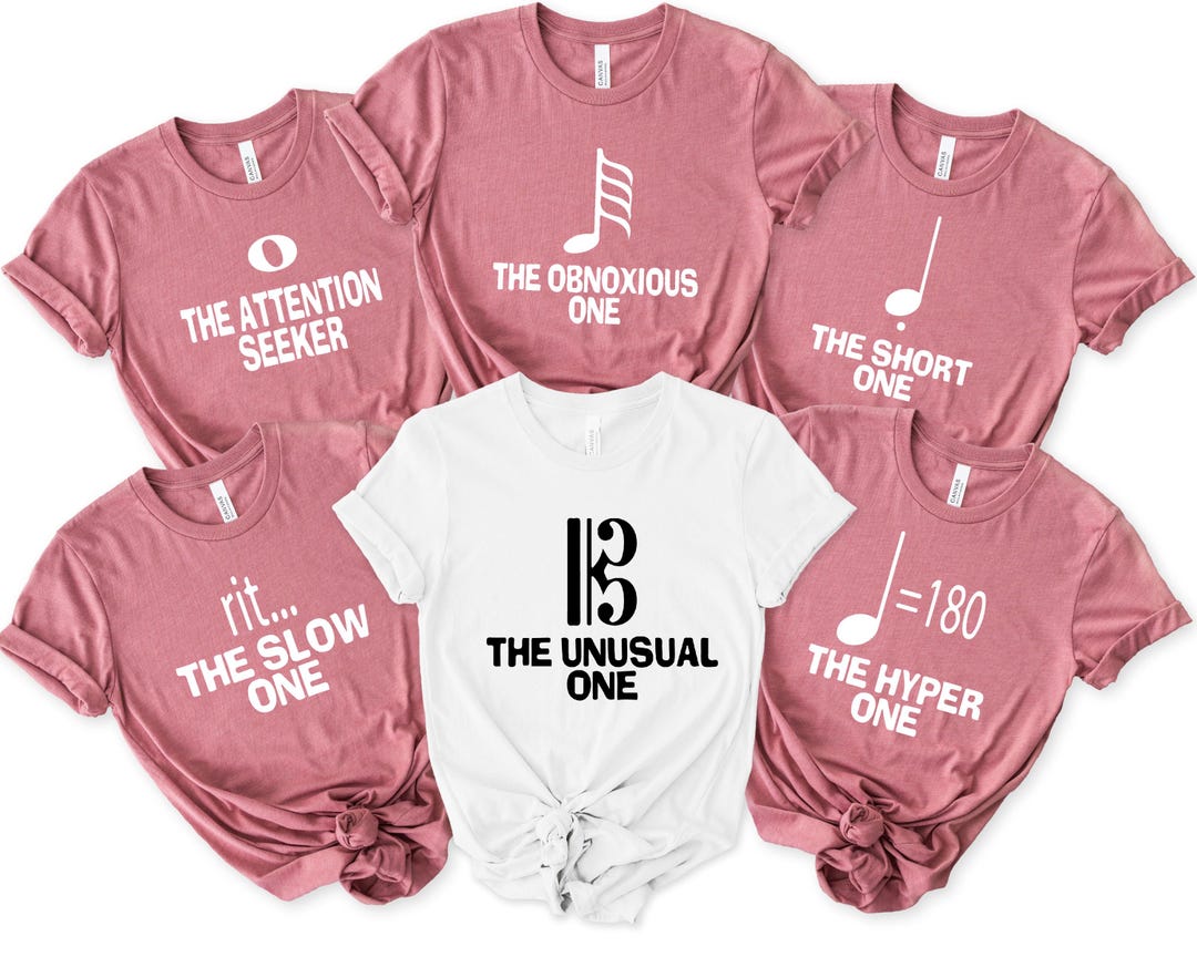 Funny Musical Personality Group Shirts, Music Teacher Gift, Orchestra ...