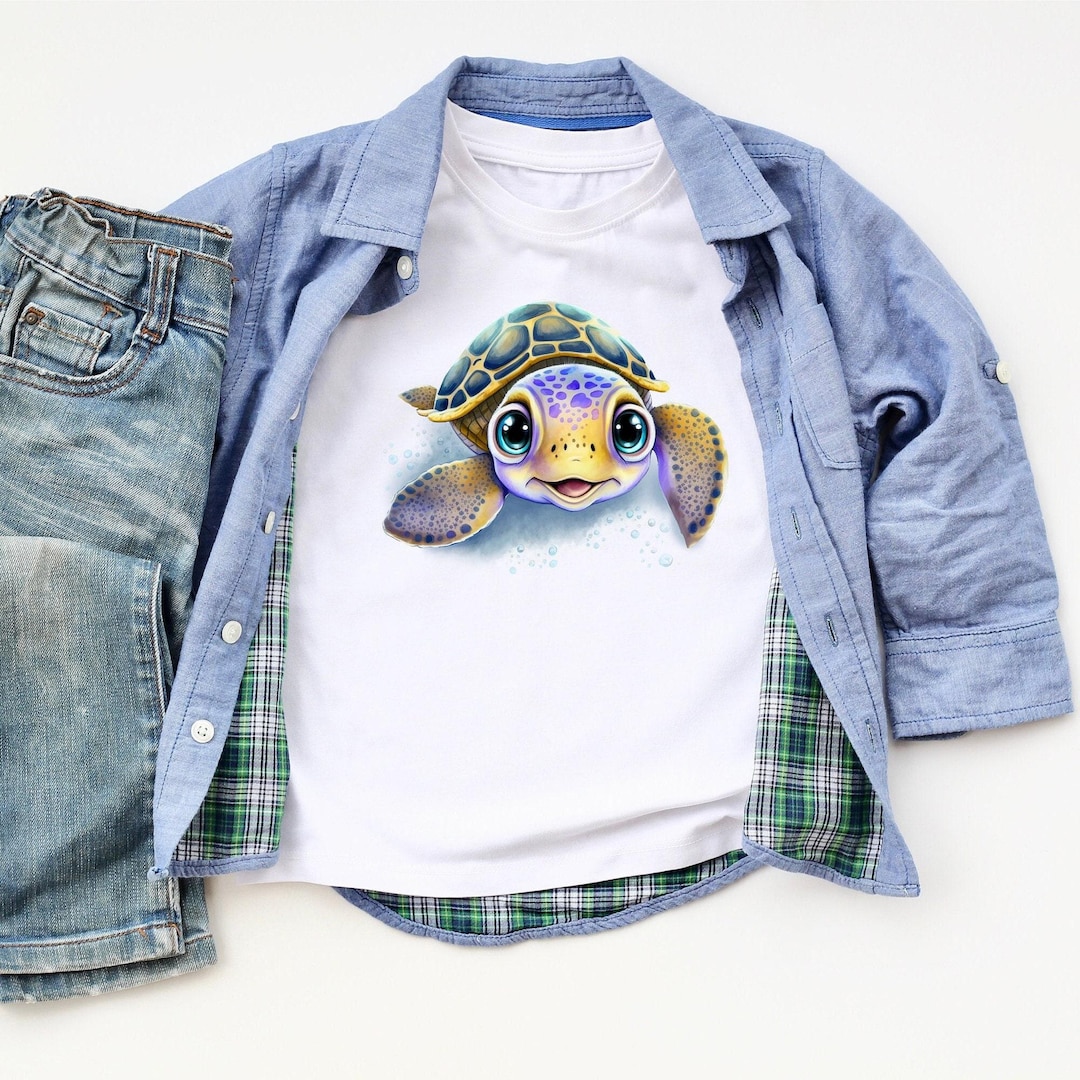Cute Sea Turtle Shirt,ocean Turtle Shirt,marine Life Shirt,ocean Lover ...