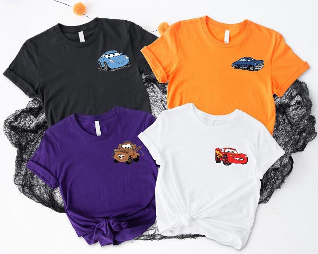 Disney Cars Shirtsdisney Cars Characters Family Matching - Etsy