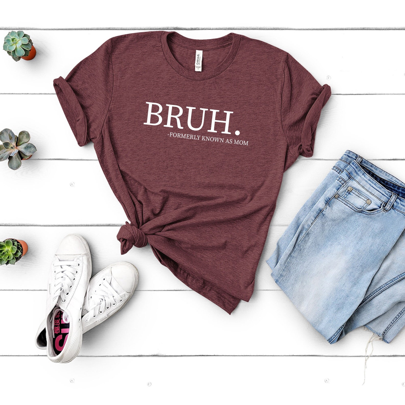 Funny Mama Bruh Shirt, Quirky Mom Tee, Christmas Gift Mothers - Etsy