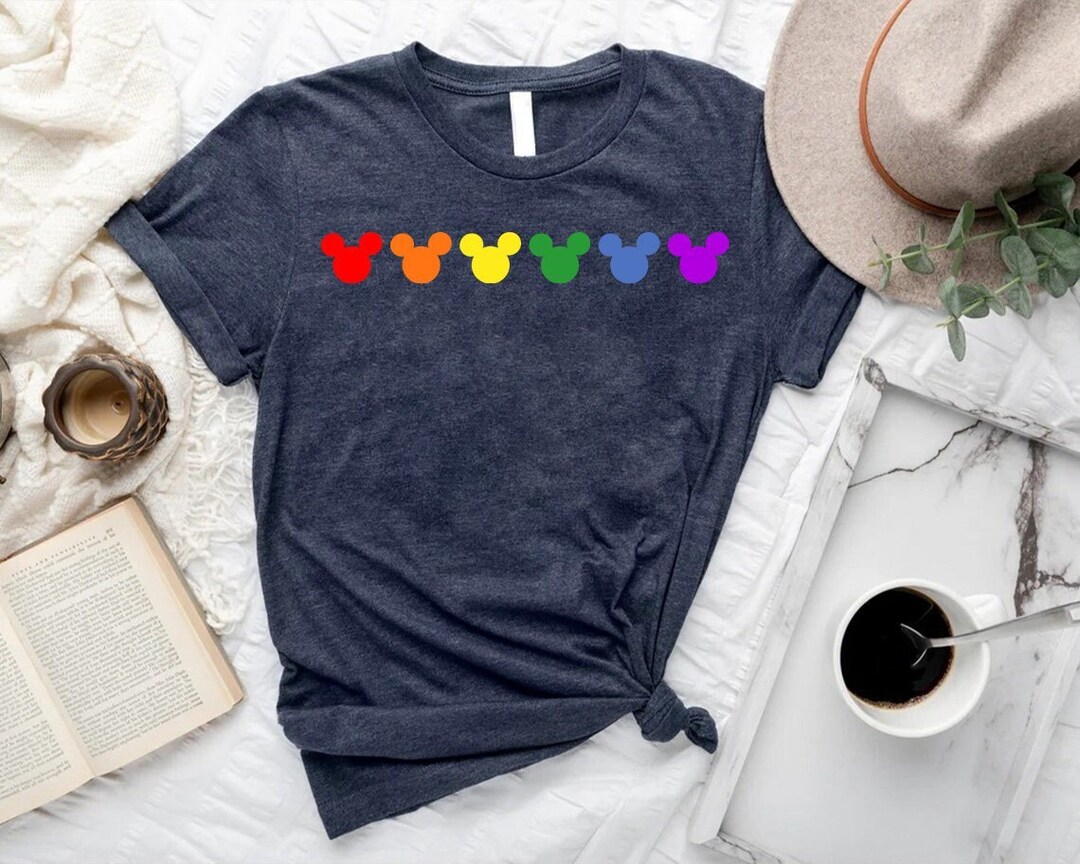 Mickey Head LGBTQ Shirt,trans Rights Shirt,disney Gay Pride Shirt ...