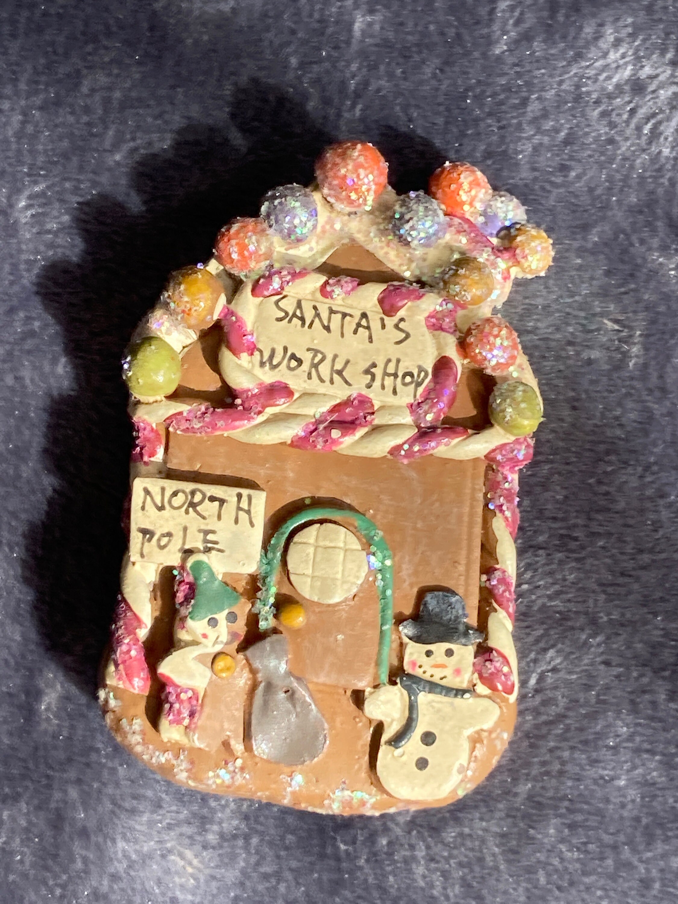 Vintage Gingerbread House Pin. Handmade Artisan Eclectic - Etsy