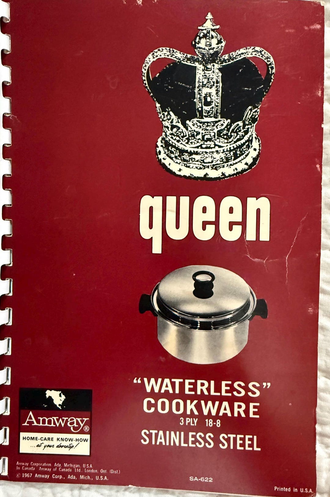1967 Amway Queen Cookware Brochure & Warranty Page – Vintage Kitchen ...