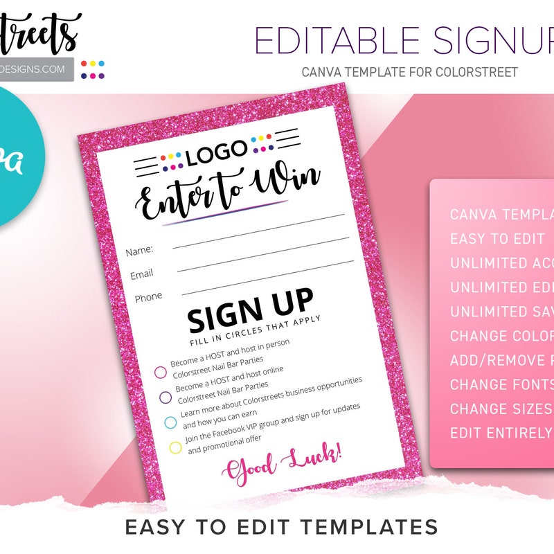 Enter to Win Signs - Etsy