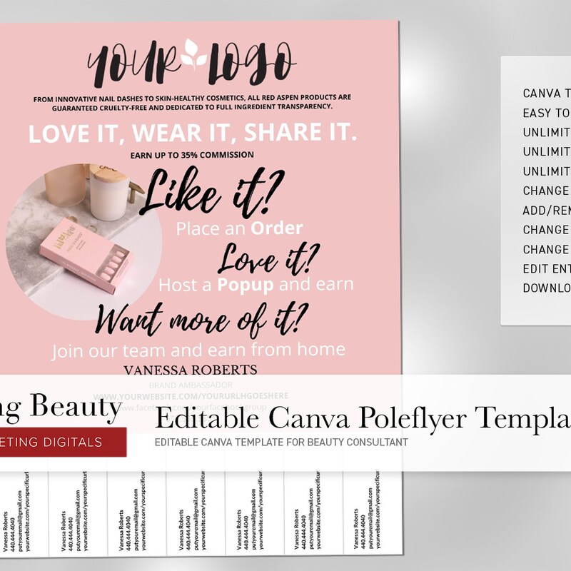 Red Aspen Business Card - Etsy