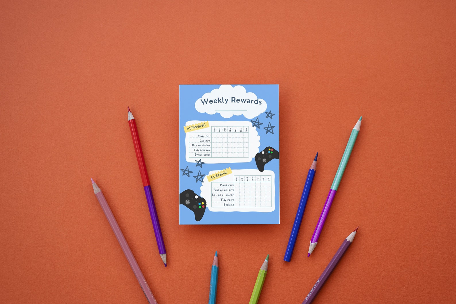 Printable Reward Chart Kids Reward Chart Xbox Reward Chart - Etsy