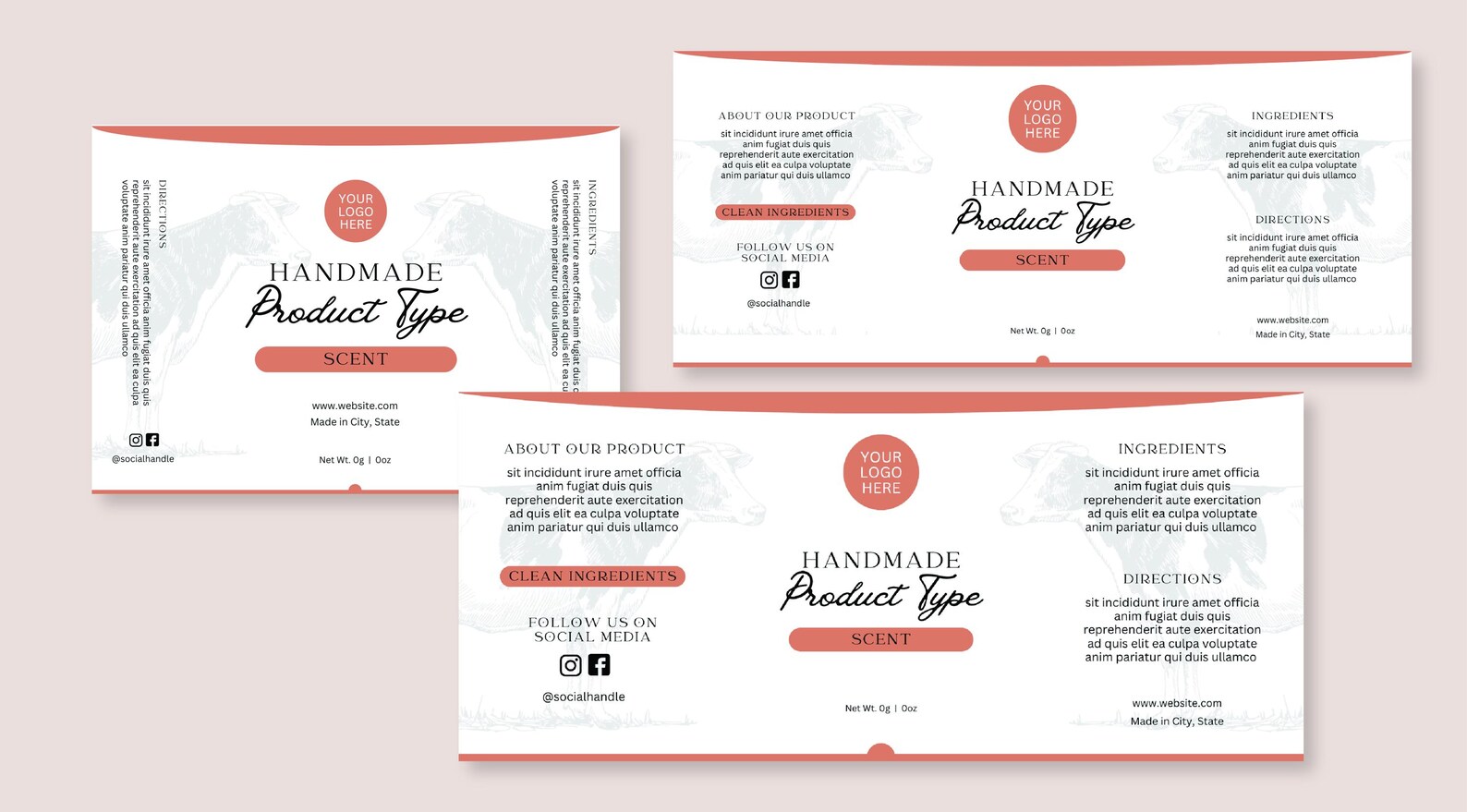 Editable Bottle Label Template Canva / Printable Bottle Labels / DIY ...