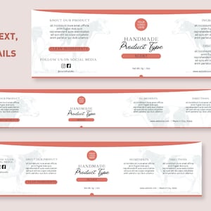 Editable Bottle Label Template Canva / Printable Bottle Labels / DIY ...