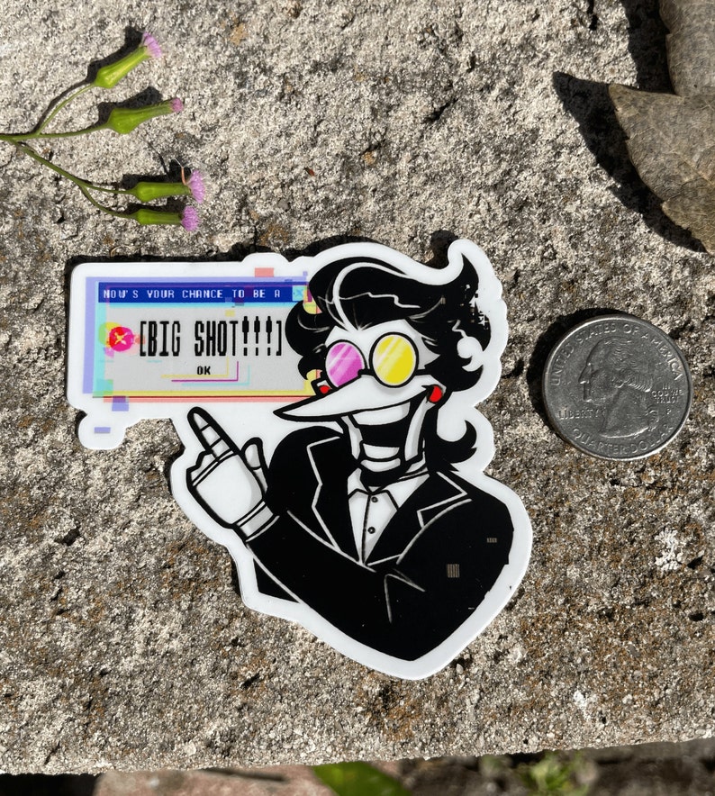 Spamton BIG SHOT Sticker Matte Vinyl / Holographic - Etsy