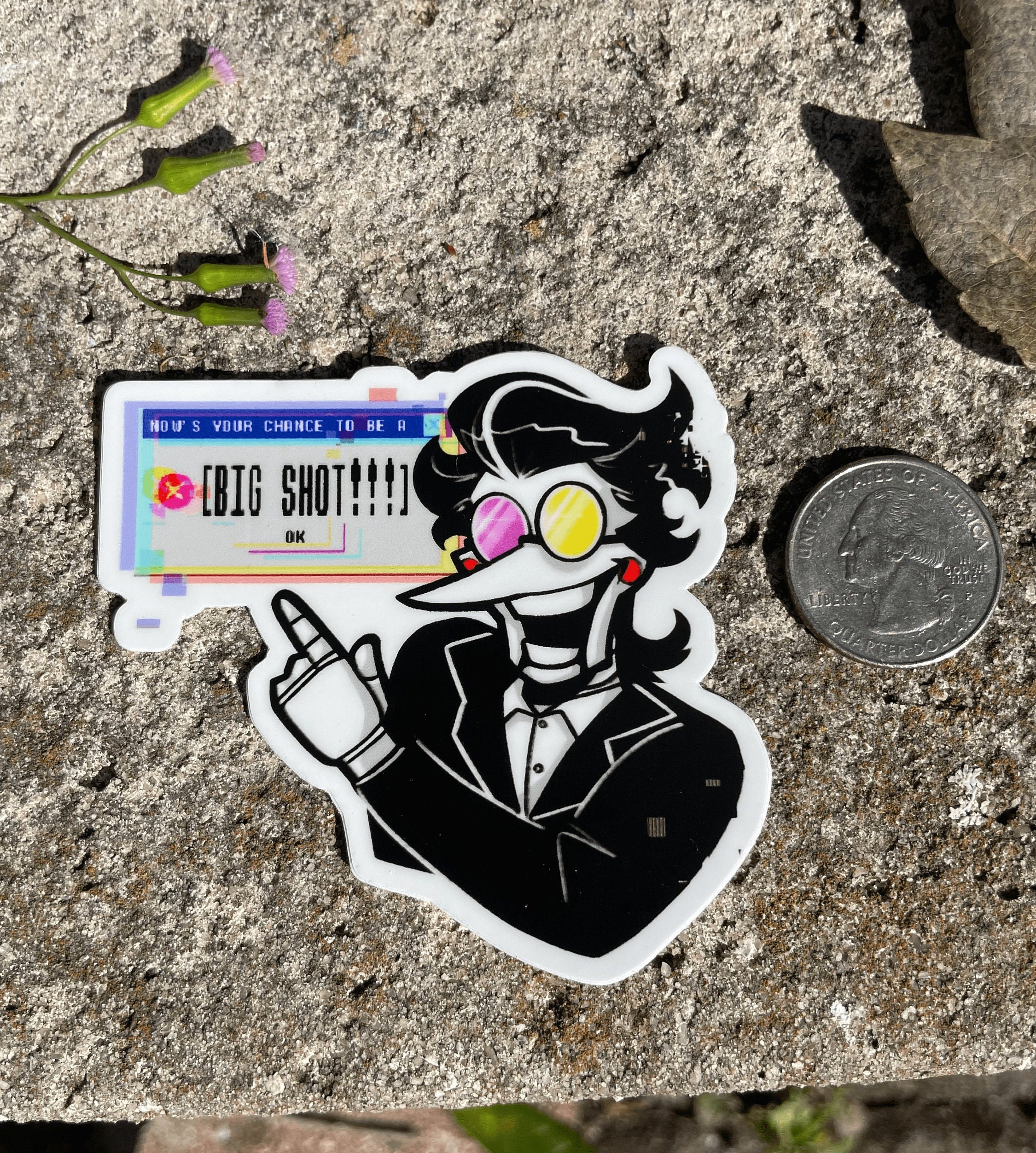 Spamton BIG SHOT Sticker Matte Vinyl / Holographic - Etsy