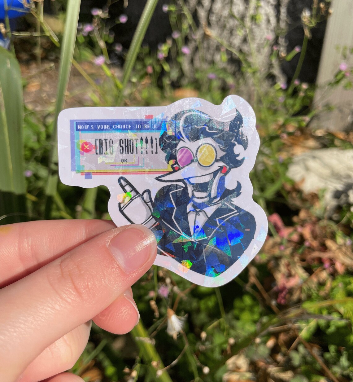 Spamton BIG SHOT Sticker Matte Vinyl / Holographic - Etsy