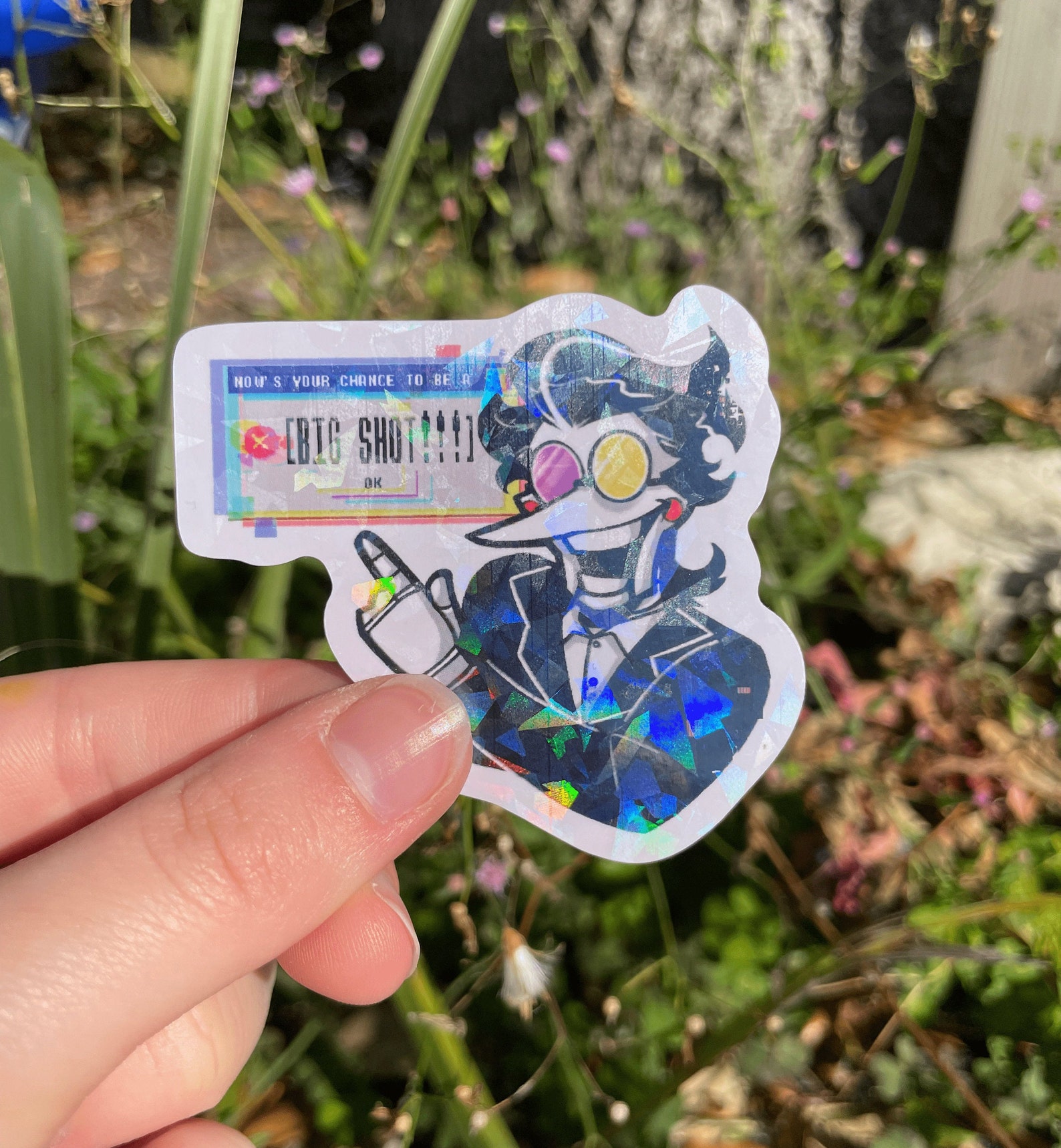 Spamton BIG SHOT Sticker Matte Vinyl / Holographic - Etsy