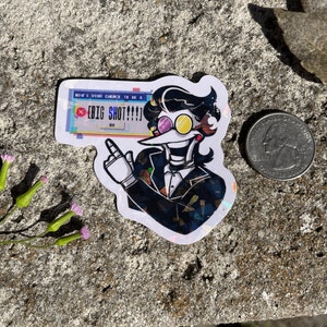 Spamton BIG SHOT Sticker - Matte Vinyl / Holographic - Etsy