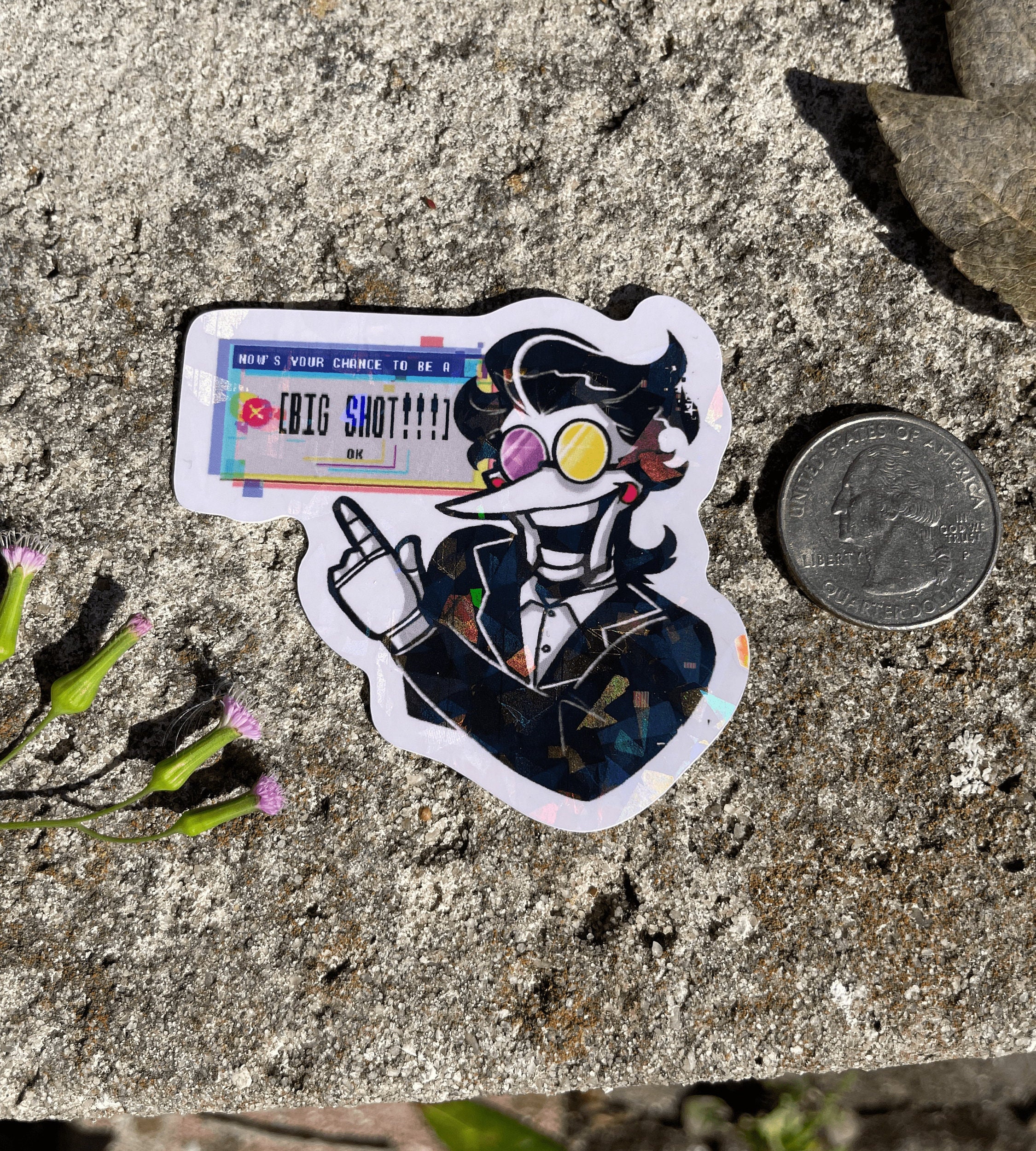 Spamton BIG SHOT Sticker Matte Vinyl / Holographic - Etsy