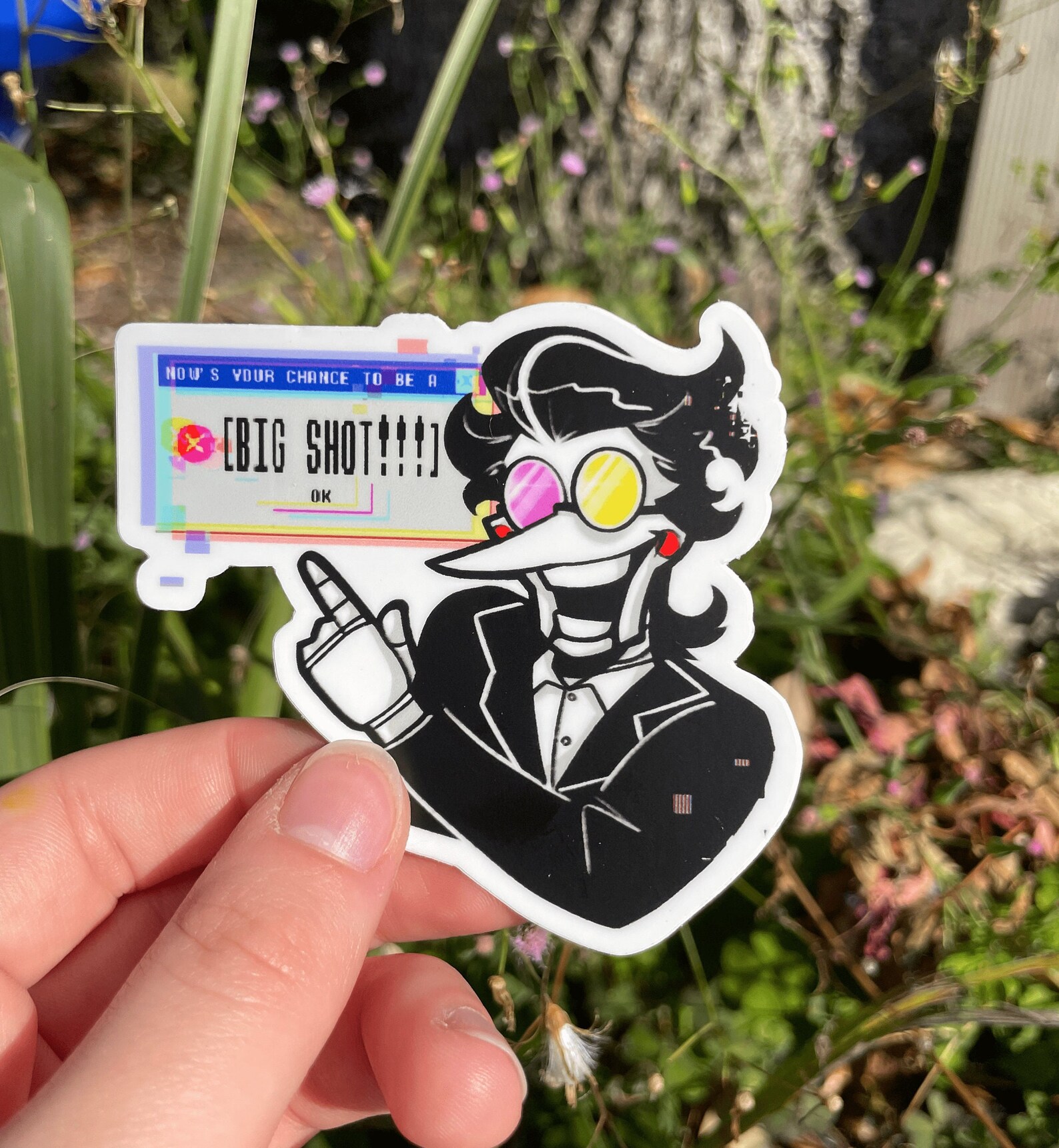 Spamton BIG SHOT Sticker Matte Vinyl / Holographic - Etsy