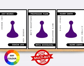 Custom Clue Board Game - Etsy