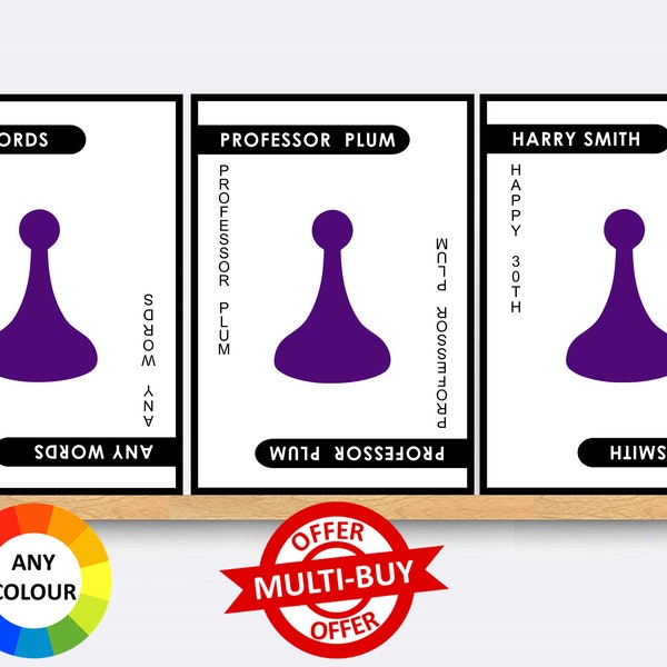 Custom Clue Game - Etsy