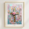 Jesus Christ Resurrection, Easter Printable Digital Oil Painting ...