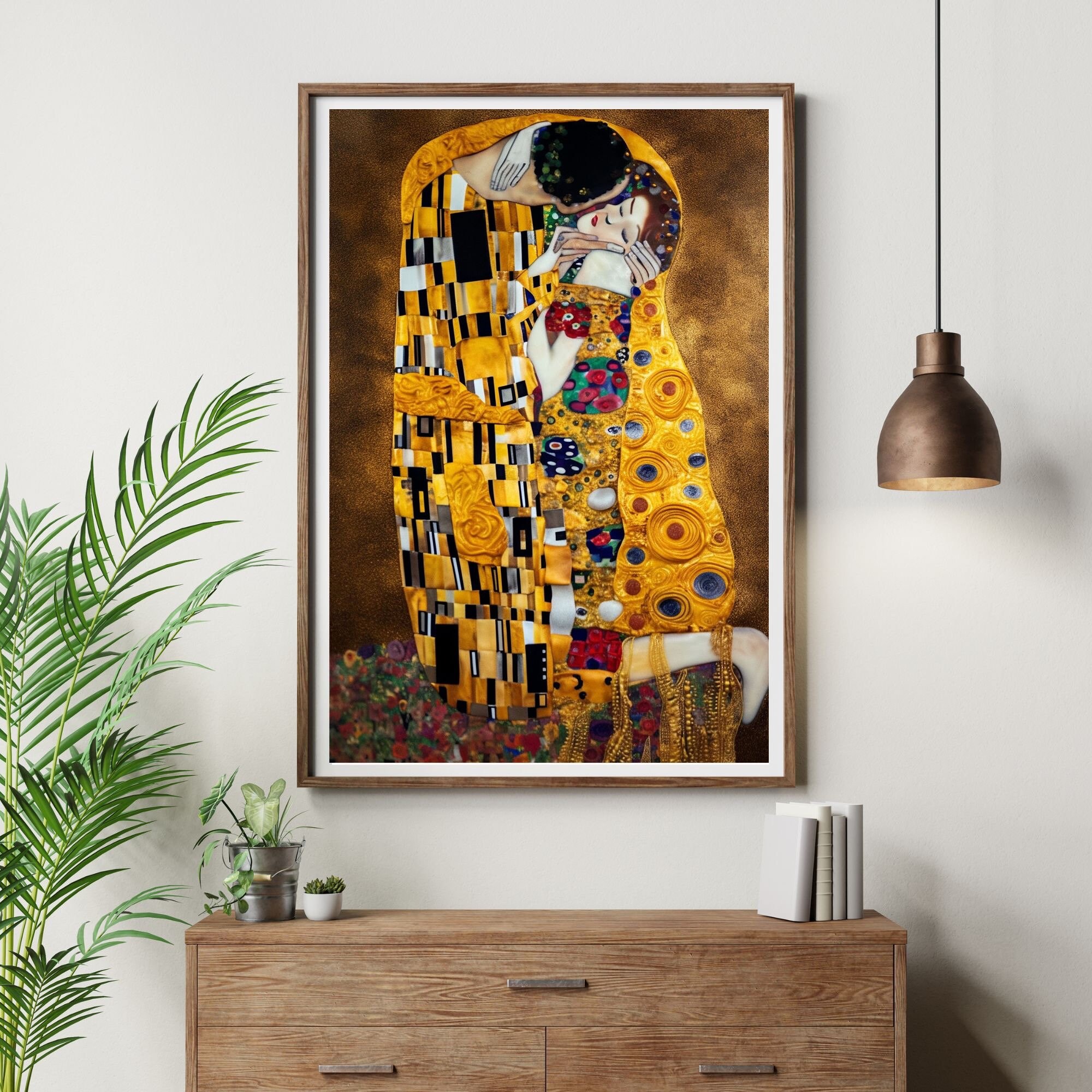 The Kiss Klimt, the Kiss Painting by Gustav Klimt, Digitally ...