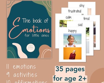 Emotions Learning Booklet: SEL Activities for Toddlers (PDF) - Etsy