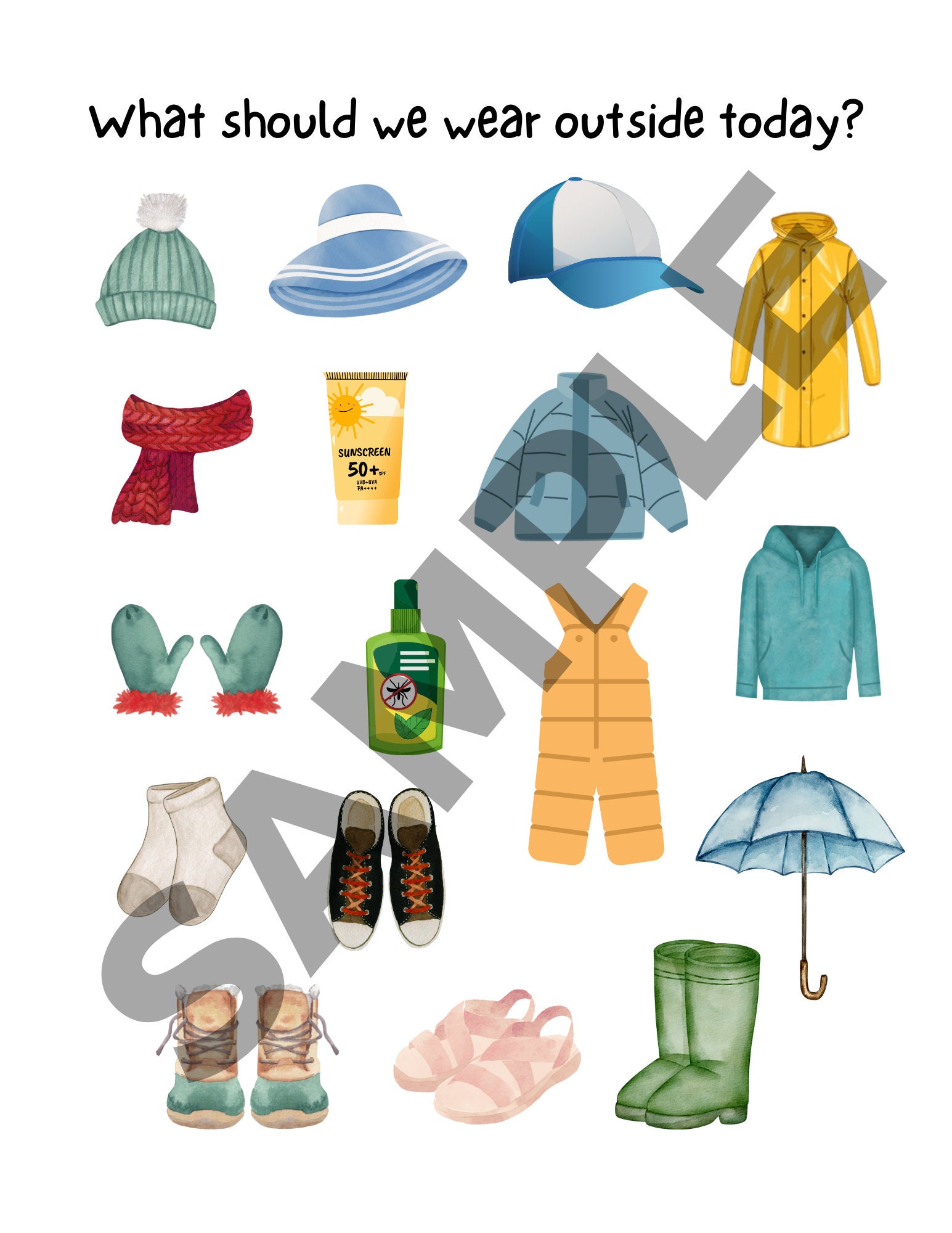 Toddler Morning Menu, Printable Morning Activities for 2 & 3-year-olds ...