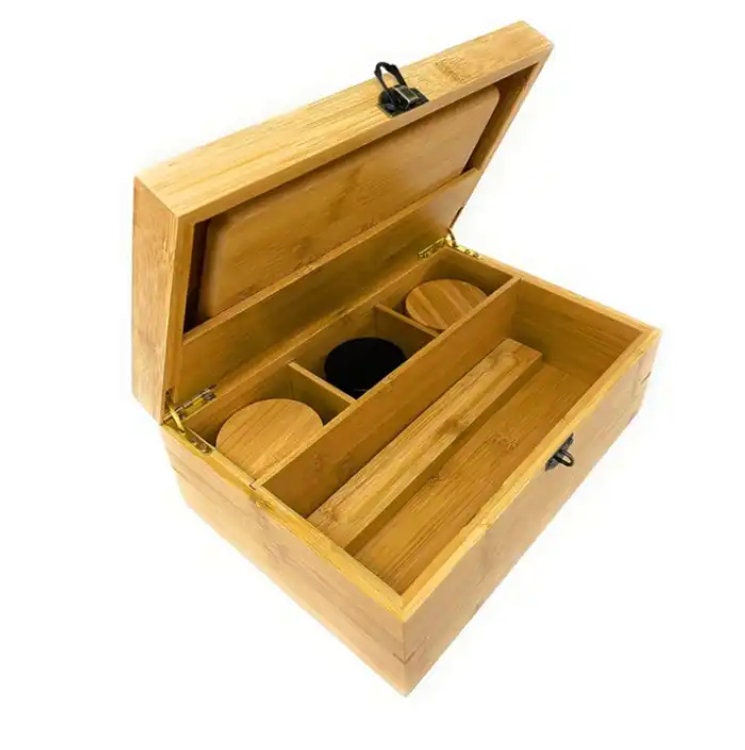Stash Box With Accessories Rolling Tray,grinder,2 Airtight Jars ...