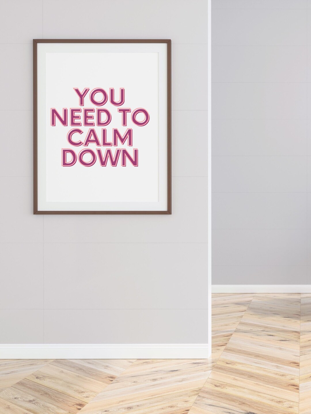You Need to Calm Down Poster - Etsy