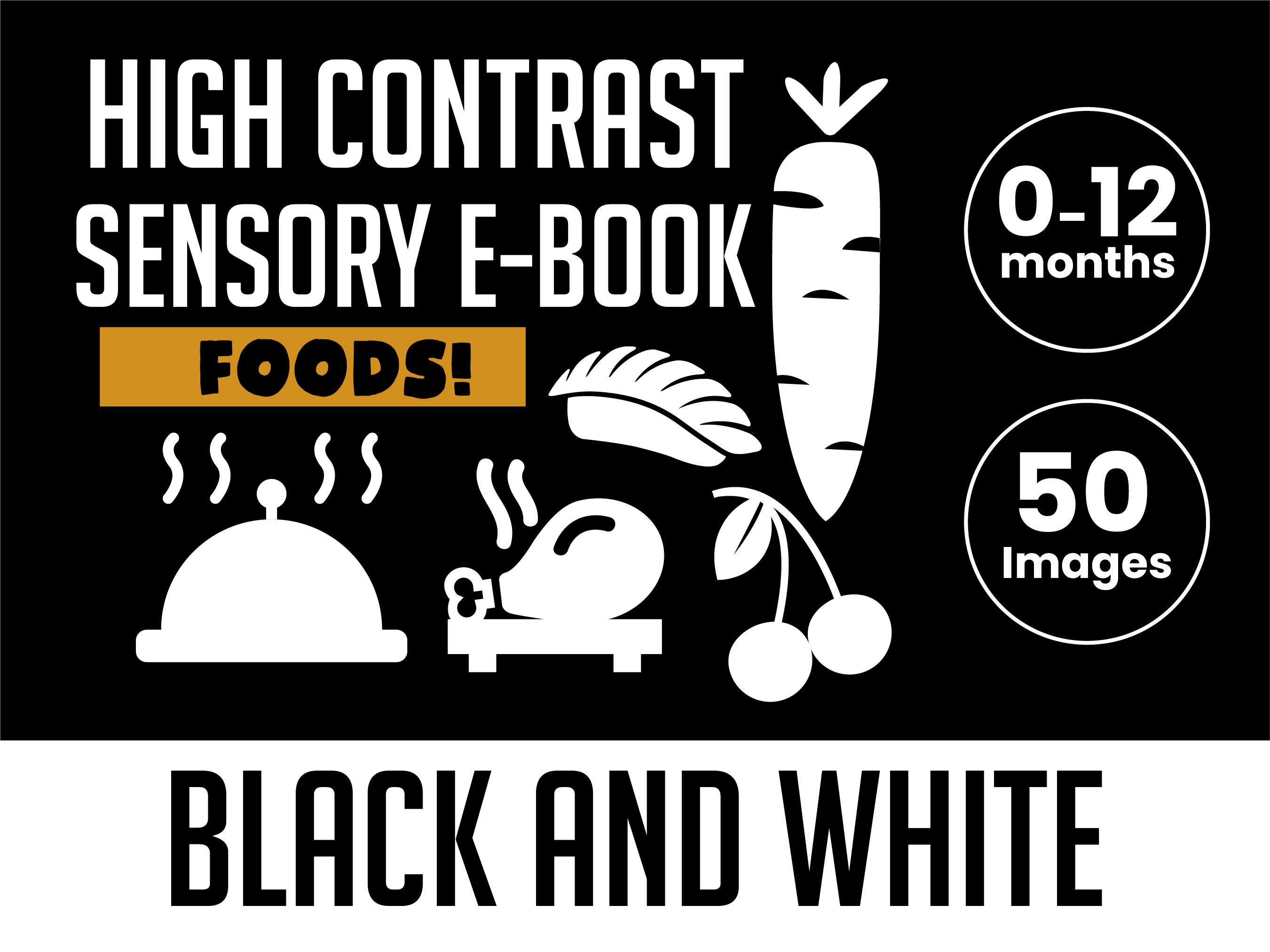 310 Images of High Contrast Sensory for Infant Stimulation - Etsy