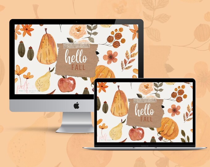 Hello Fall Desktop Wallpaper | Hello Fall Laptop Wallpaper | Fall ...