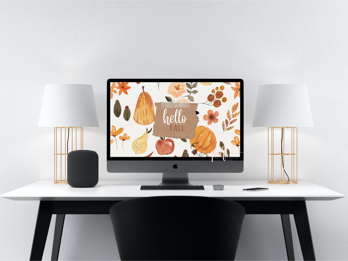 Hello Fall Wallpaper Bundle | Fall Desktop Wallpaper | Fall Laptop ...