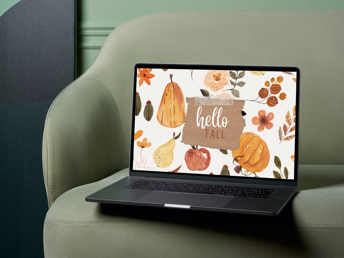 Hello Fall Wallpaper Bundle | Fall Desktop Wallpaper | Fall Laptop ...