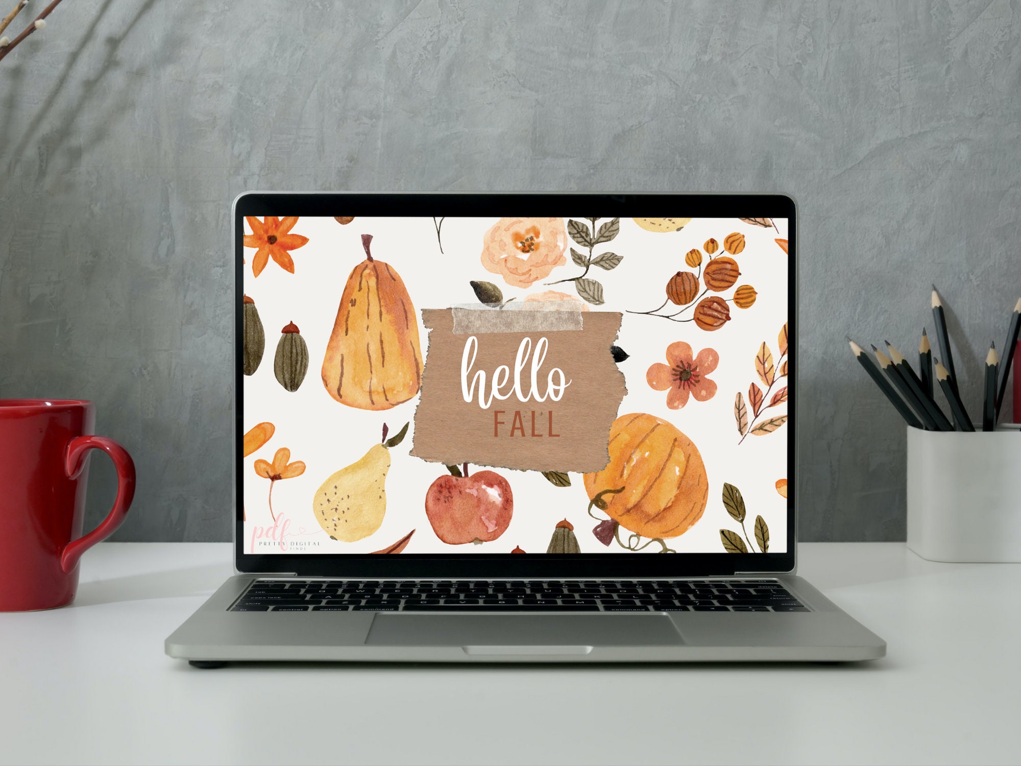 Hello Fall Wallpaper Bundle | Fall Desktop Wallpaper | Fall Laptop ...