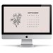 Minimalist Floral Desktop Wallpaper | Calendar Desktop Wallpaper ...