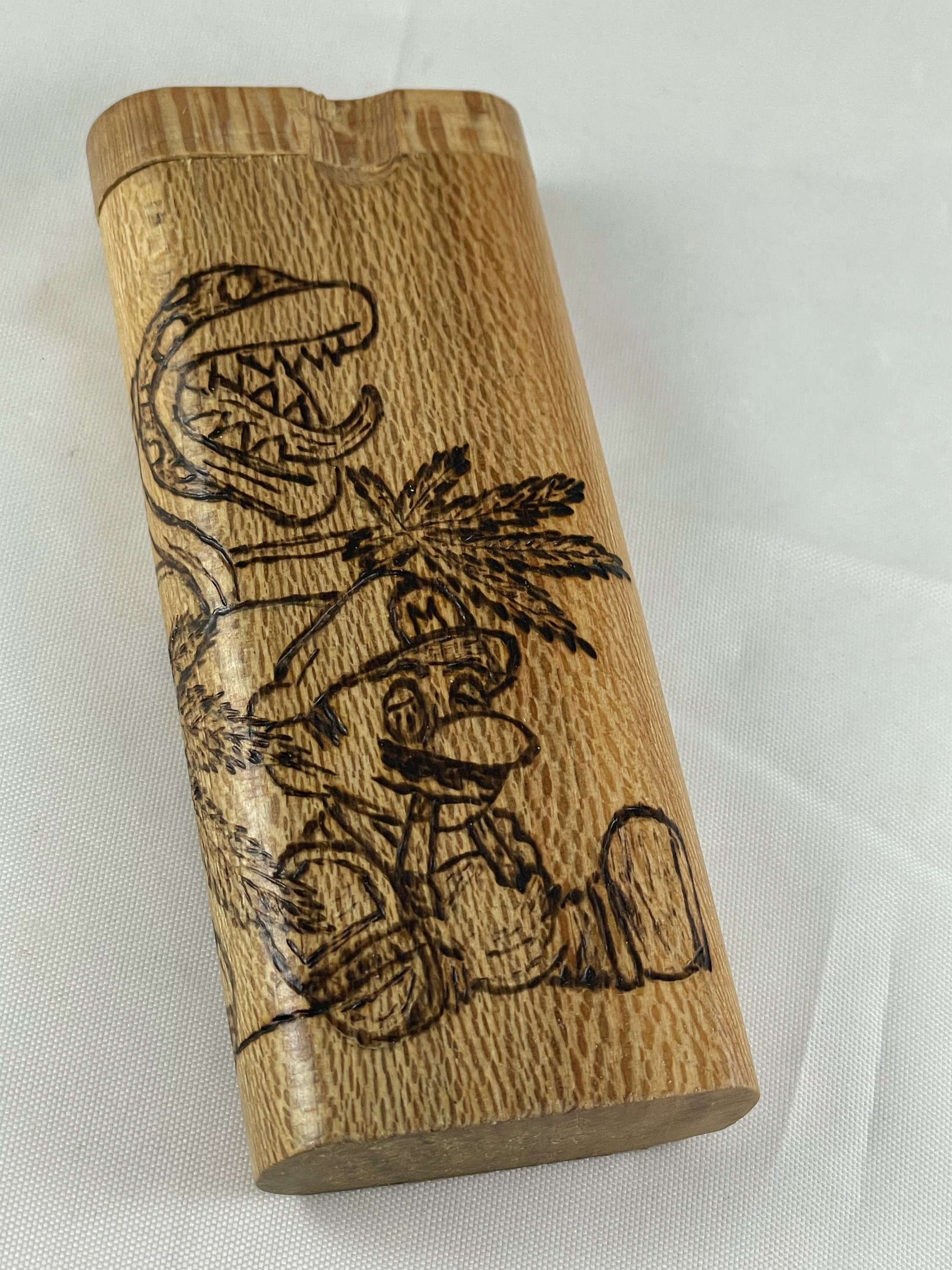 Collectibles Pipes Piranha Plant Toad Stoner Mario Wood Burned Hitter ...